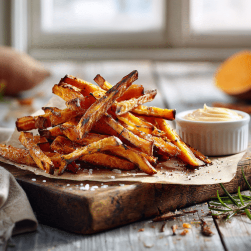 Crispy Baked Sweet Potato Fries (Easy 25-Minute Recipe)