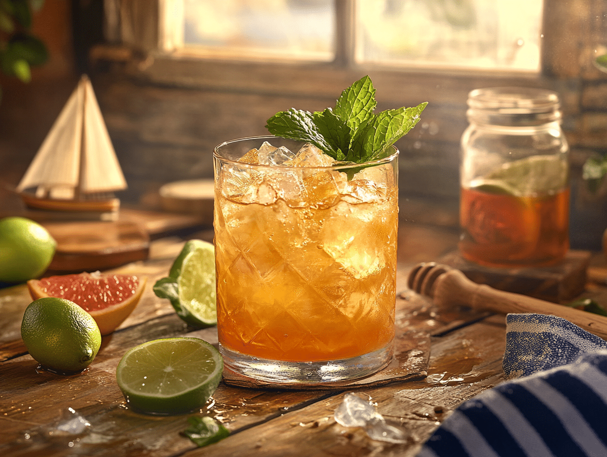 Navigating Nautical Flavors: The Classic Navy Grog Cocktail