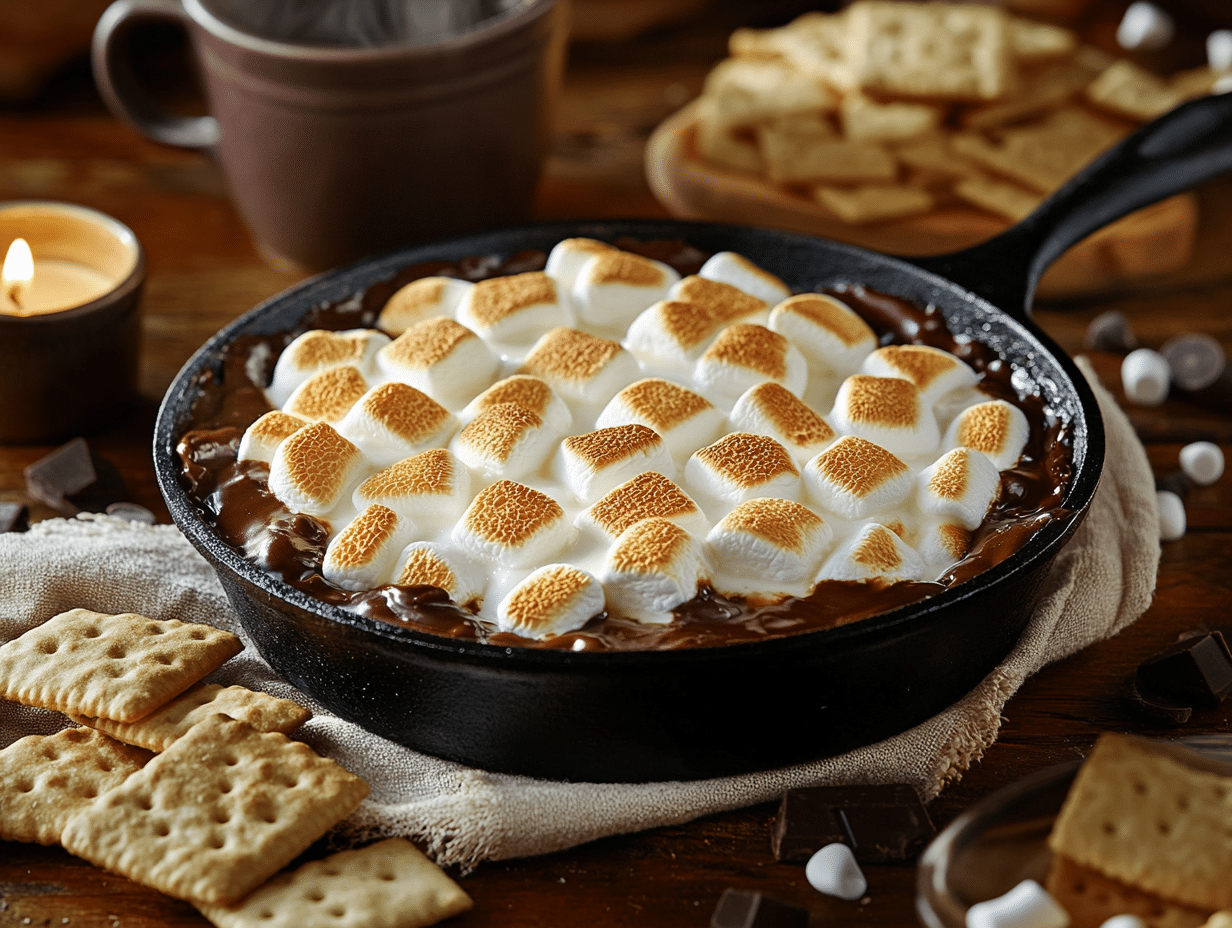 Fireside Favorite: Gooey S'mores Skillet Dip Delight