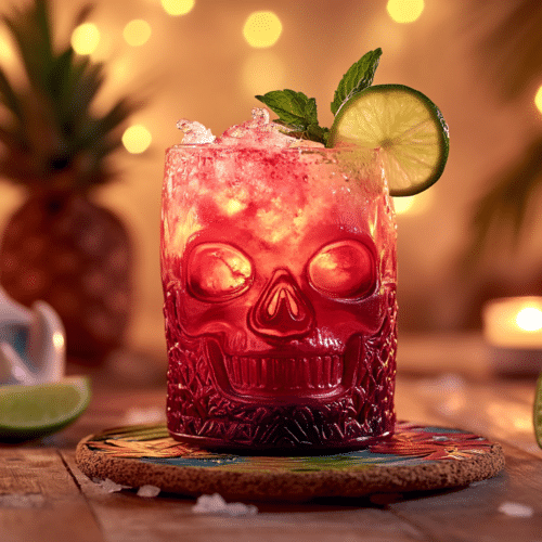 Shrunken Skull Cocktail Recipe (Tiki Classic)