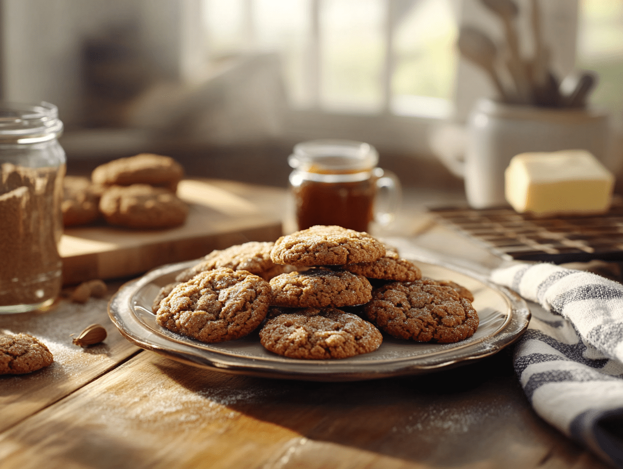 Nostalgic Molasses Cookies Bursting With Colonial Charm