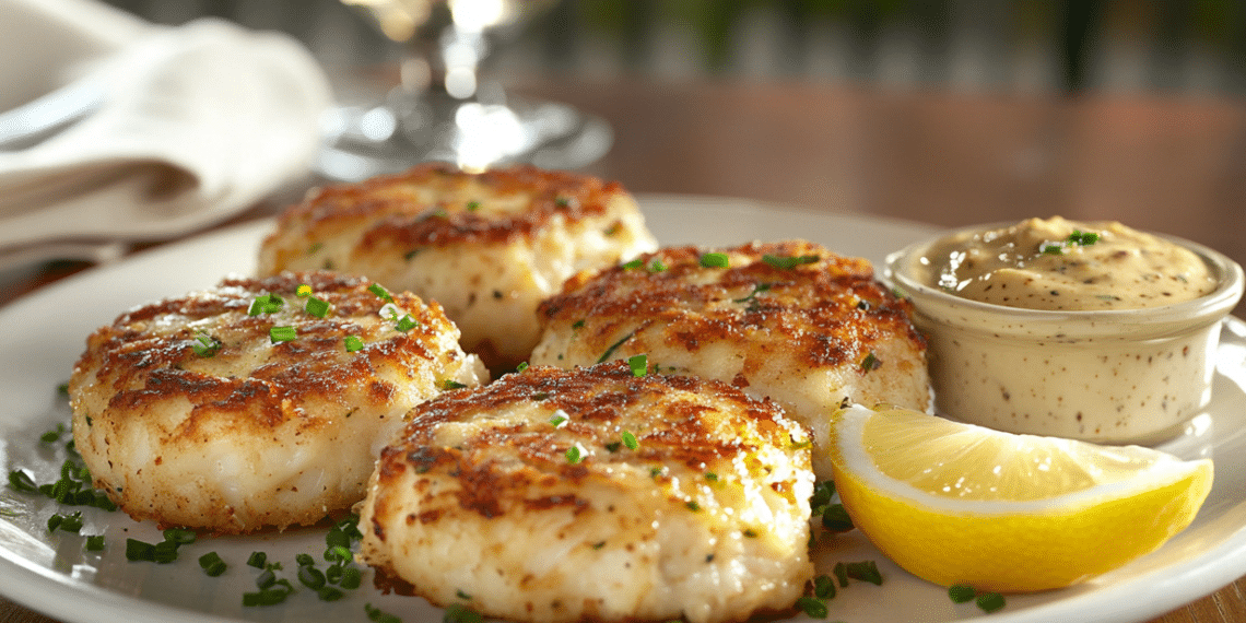 Chesapeake Blue Crab Cakes With Classic Old Bay Sauce