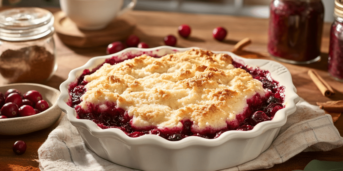 Rustic Cranberry Cobbler: A Harvest Season Dessert Delight