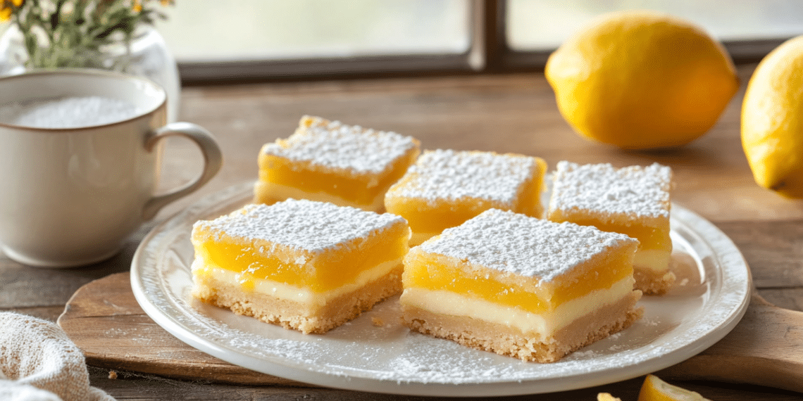 Zesty Lemon Bars: A Classic French-Inspired Dessert Delight