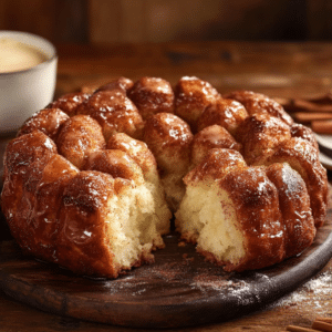 Sweet And Sticky Monkey Bread With Cinnamon Sugar