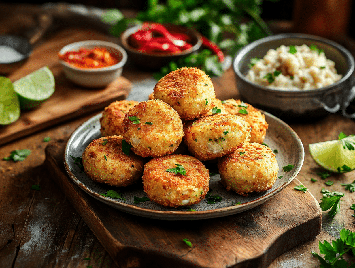 Crispy Spicy Fish Croquettes: A Mediterranean Delight