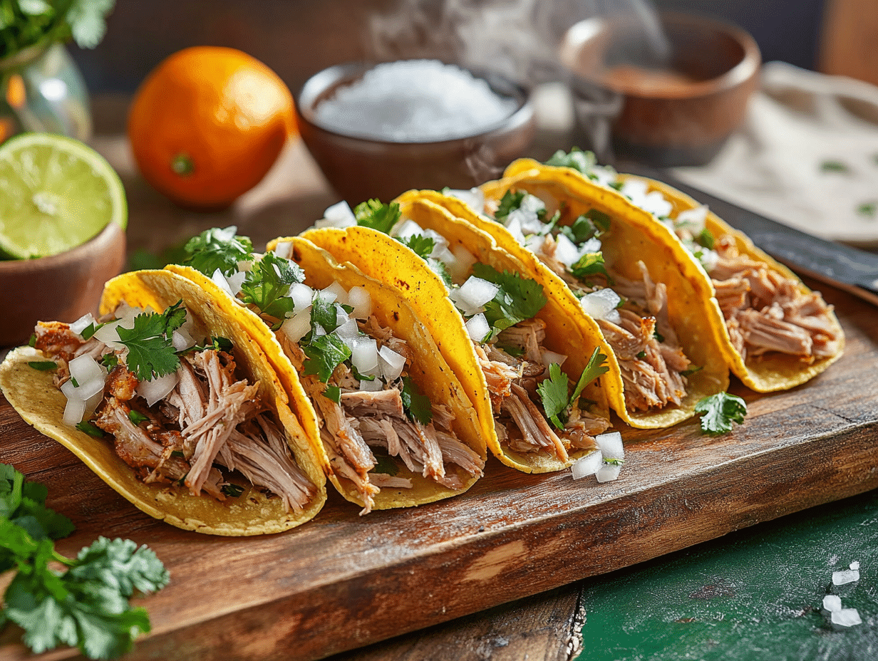 Mouthwatering Carnitas Tacos: A Mexican Street Food Delight