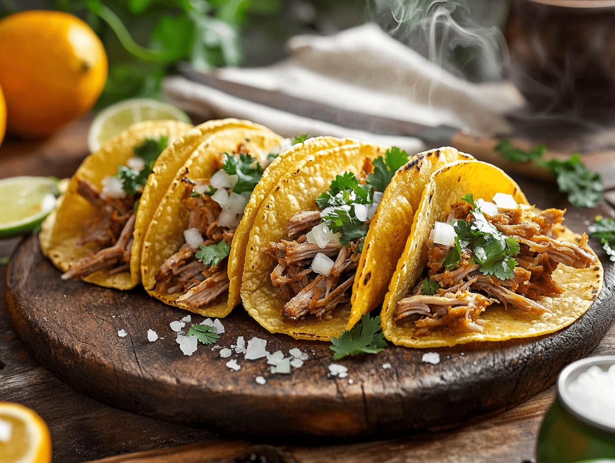 Mouthwatering Carnitas Tacos: A Mexican Street Food Delight