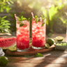 Tropical Watermelon Cooler: A Refreshing Summer Sip
