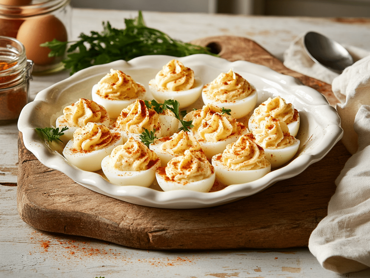 Classic Deviled Eggs: A Timeless Southern Appetizer
