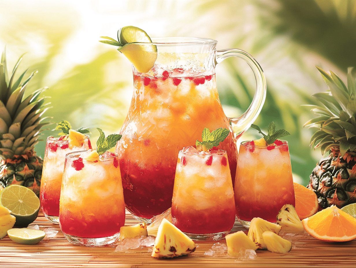 Tropical Paradise In A Glass: South Pacific Punch
