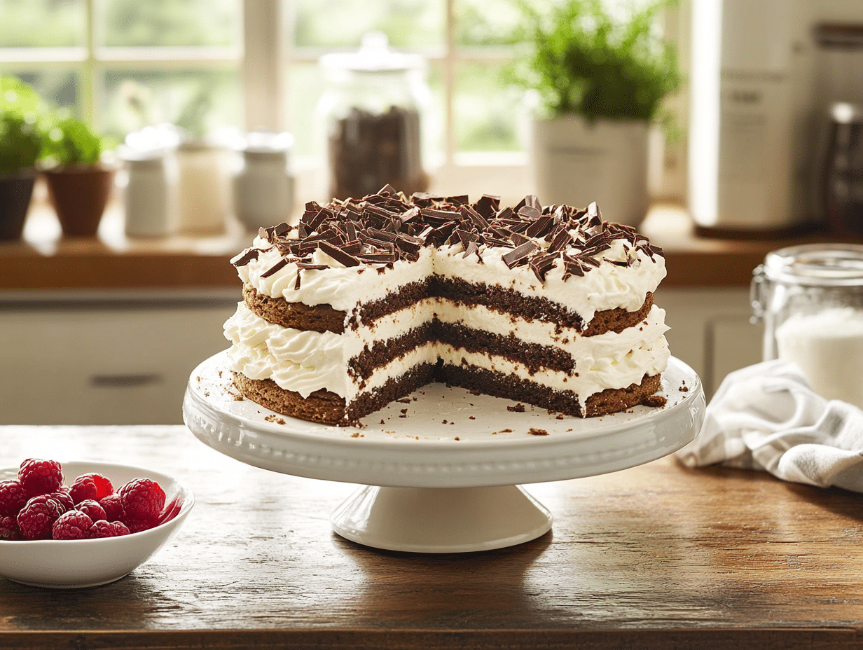 Nostalgic No-Bake Icebox Cake: A Dreamy Vintage Dessert