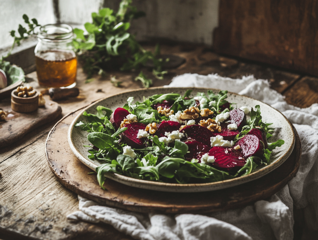 Earthy Beets And Creamy Goat Cheese Dance On Your Plate