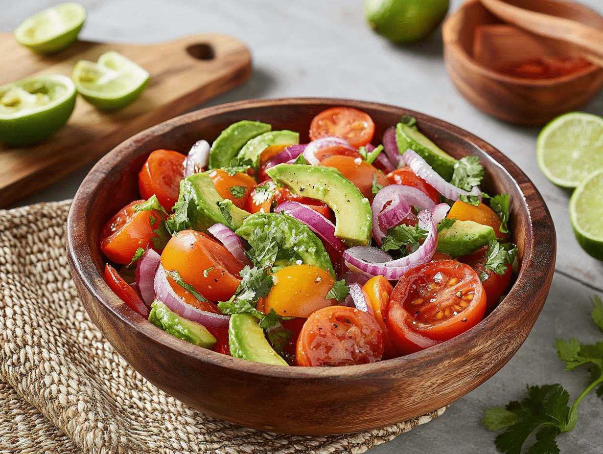 Zesty East African Tomato And Onion Salad Delight