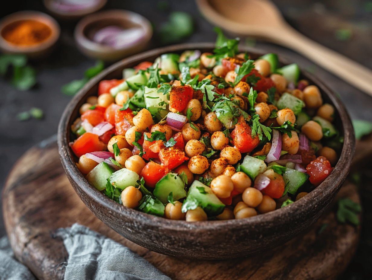 Spicy Street Chana Chaat: A Vibrant Indian Delight