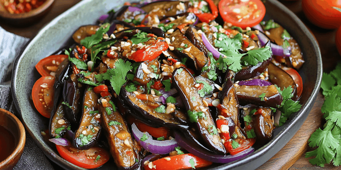 Smoky Eggplant Salad: A Vibrant Filipino Delight