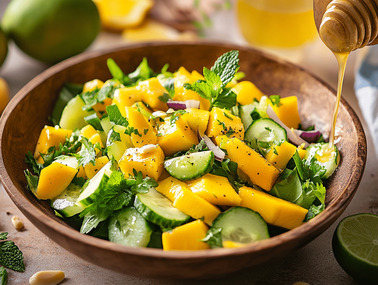 Sunshine On A Plate: Fresh Australian Mango Salad Delight