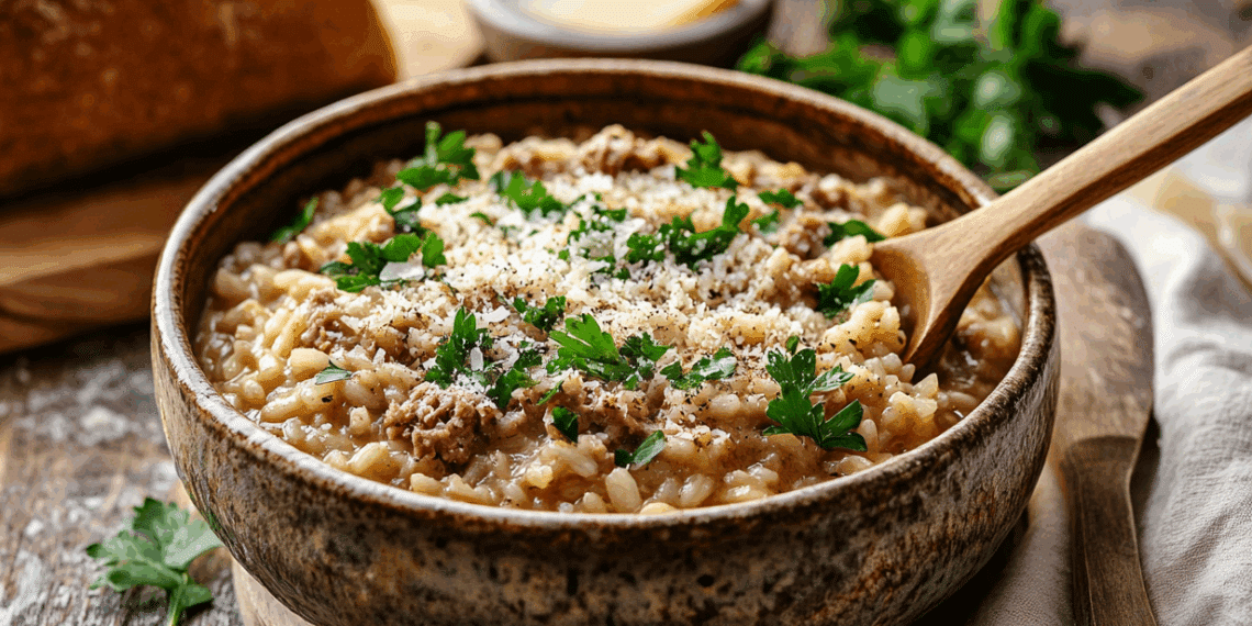 Rustic Lamb Risotto: A Creamy Italian Countryside Delight
