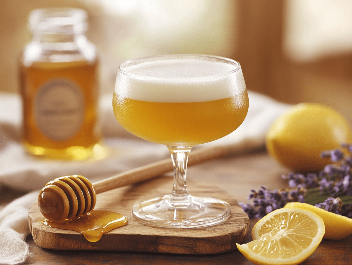 Sweet Nectar Elixir: A Honey Bee Cocktail Journey