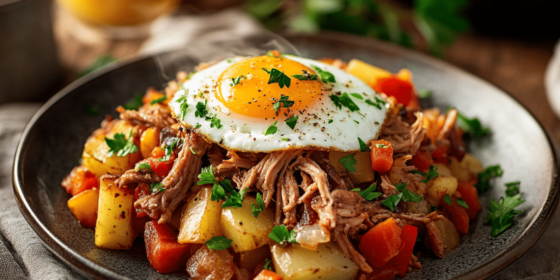 Smoky Pulled Pork Hash: A Hearty Breakfast Delight