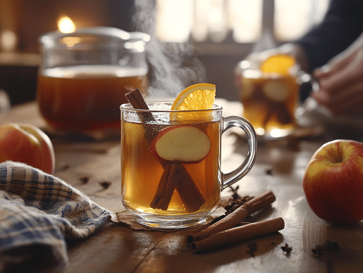 Warm And Boozy Autumn Apple Cider Delight