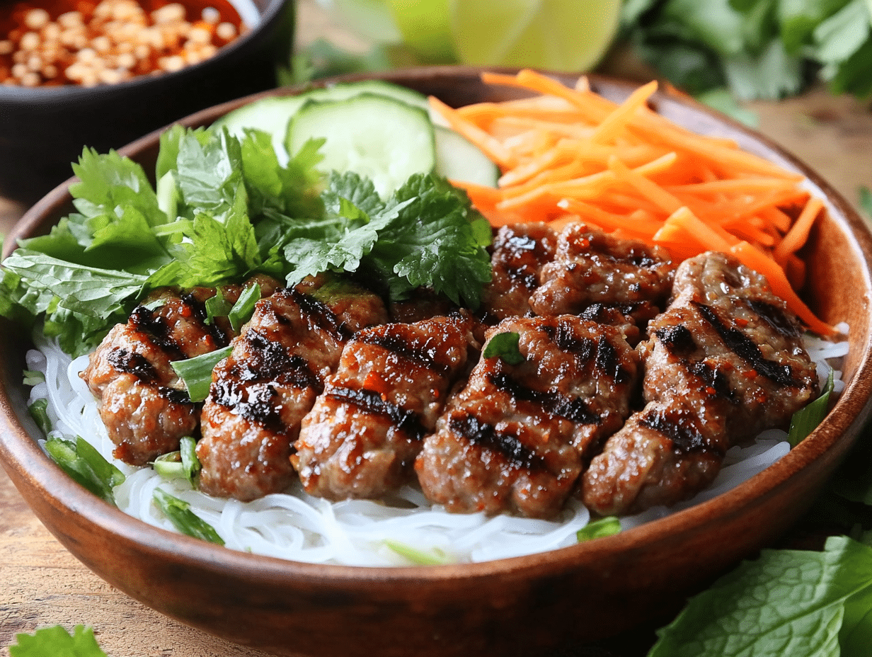 Bún Chả: A Delicious Vietnamese Grilled Pork Delight