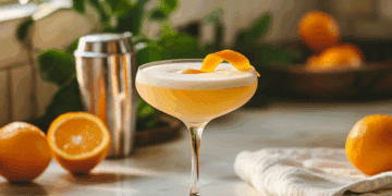 Velvety Sunset: A Golden Dream Cocktail Delight