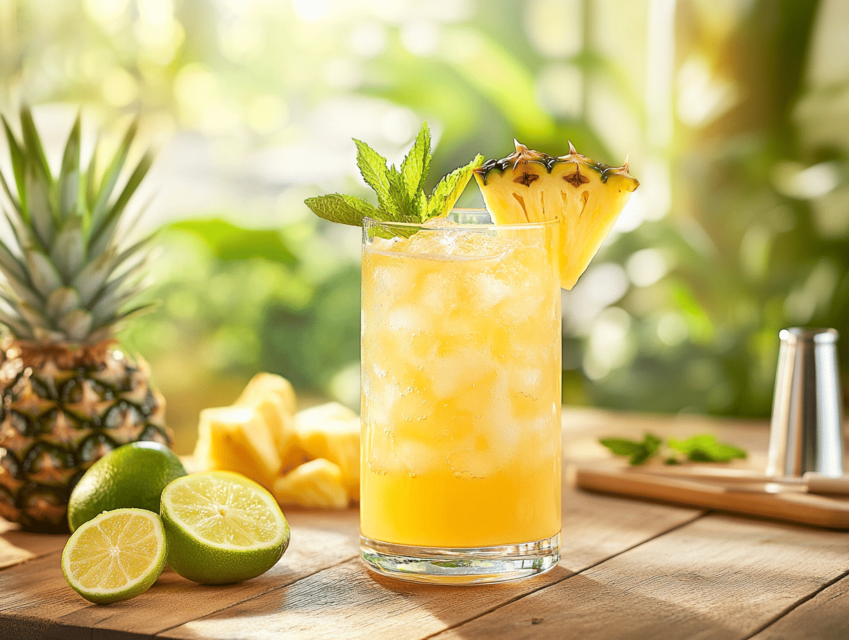 Tropical Pineapple Fizz: A Refreshing Cocktail For Summer Nights