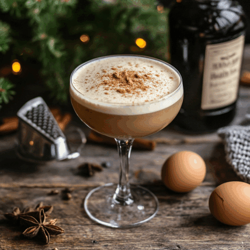 Velvety Rum Flip: A Creamy Classic Cocktail Journey