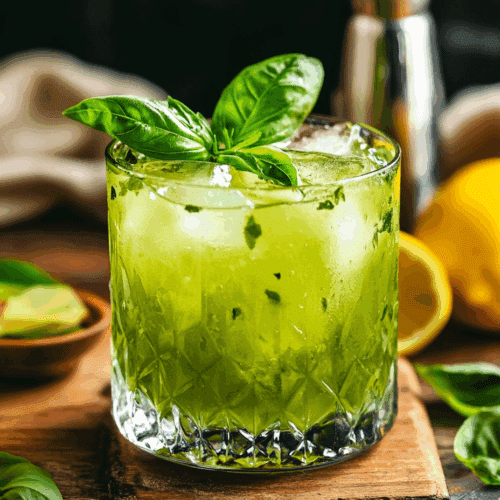 Gin Basil Smash - A Refreshing Herbal Cocktail Sensation