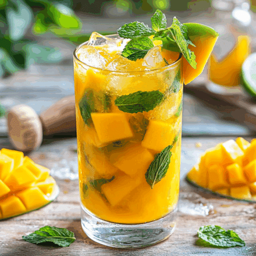 Tropical Mango Mojito: A Caribbean Cocktail Delight