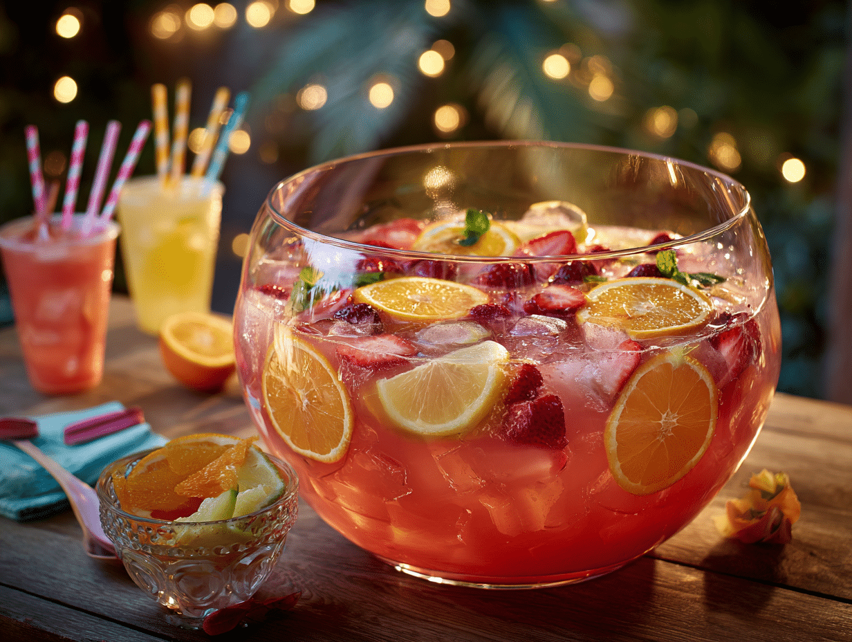 Ultimate Party Punch: A Tropical Cocktail Extravaganza