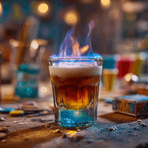 Flaming Dr. Pepper: A Fiery Cocktail That Packs A Punch