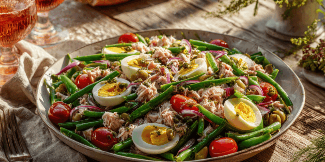Sun-Kissed Basque Tuna And Green Bean Salad