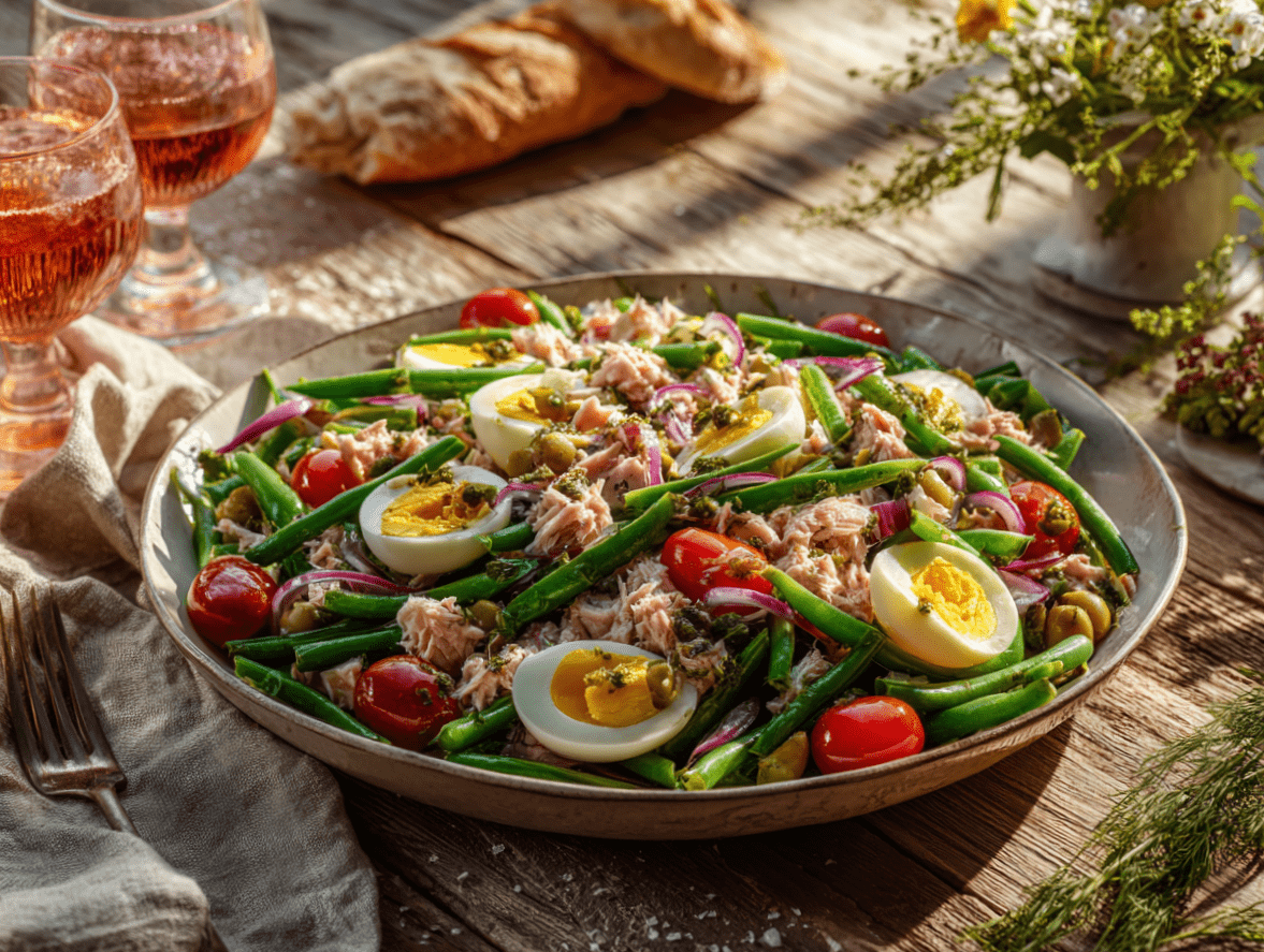 Sun-Kissed Basque Tuna And Green Bean Salad