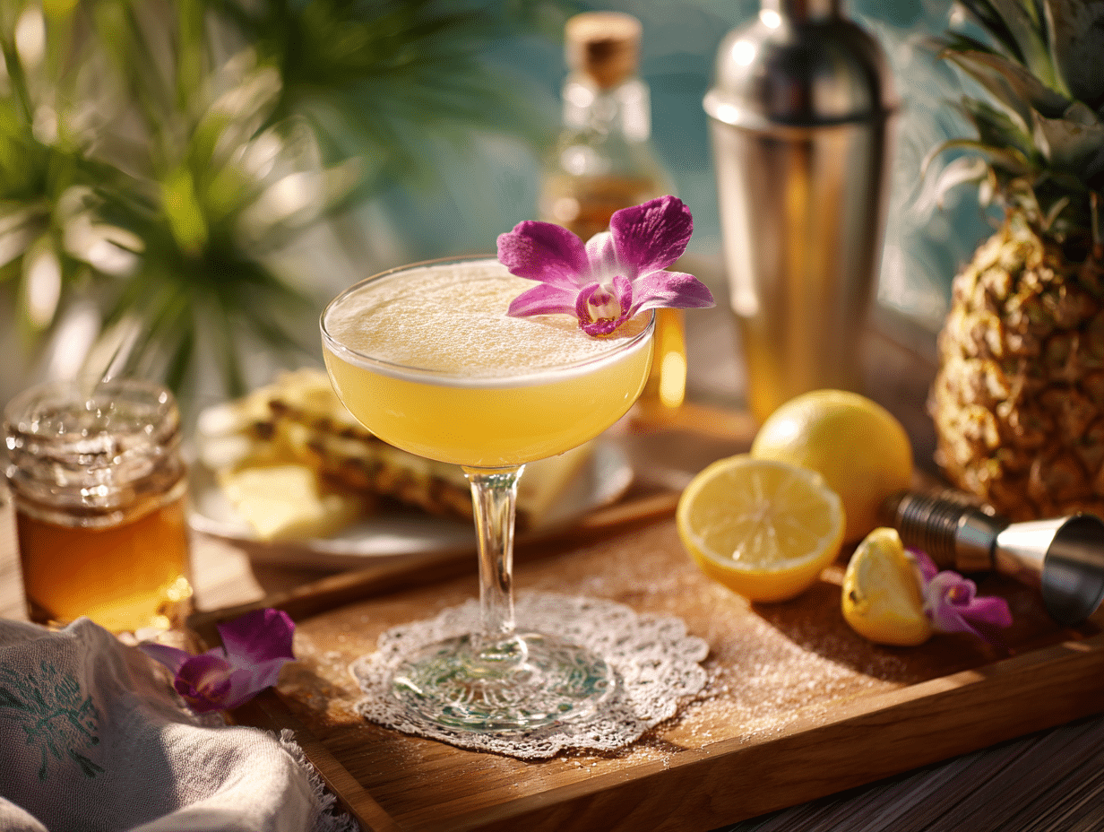 Royal Hawaiian Cocktail: A Tropical Gin Delight From Waikiki