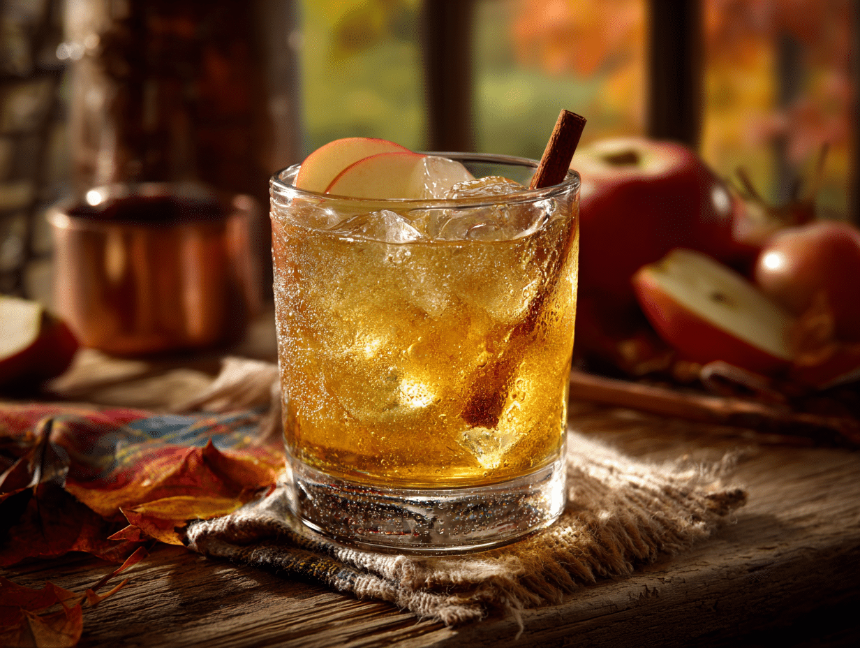 Colonial Cider Cocktail: Rustic Drink Of American Pioneers