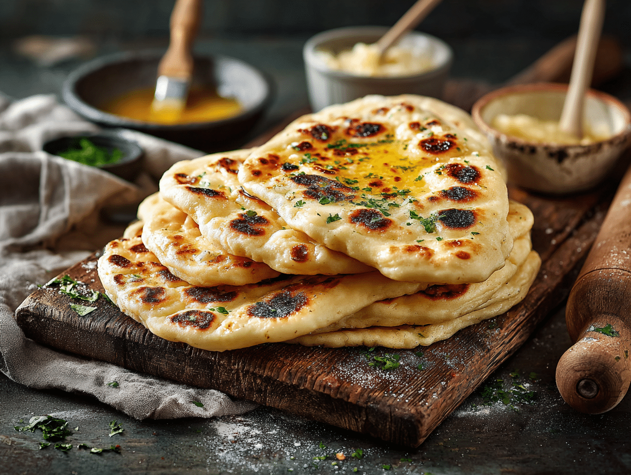 Authentic Homemade Naan Bread Straight From Your Skillet