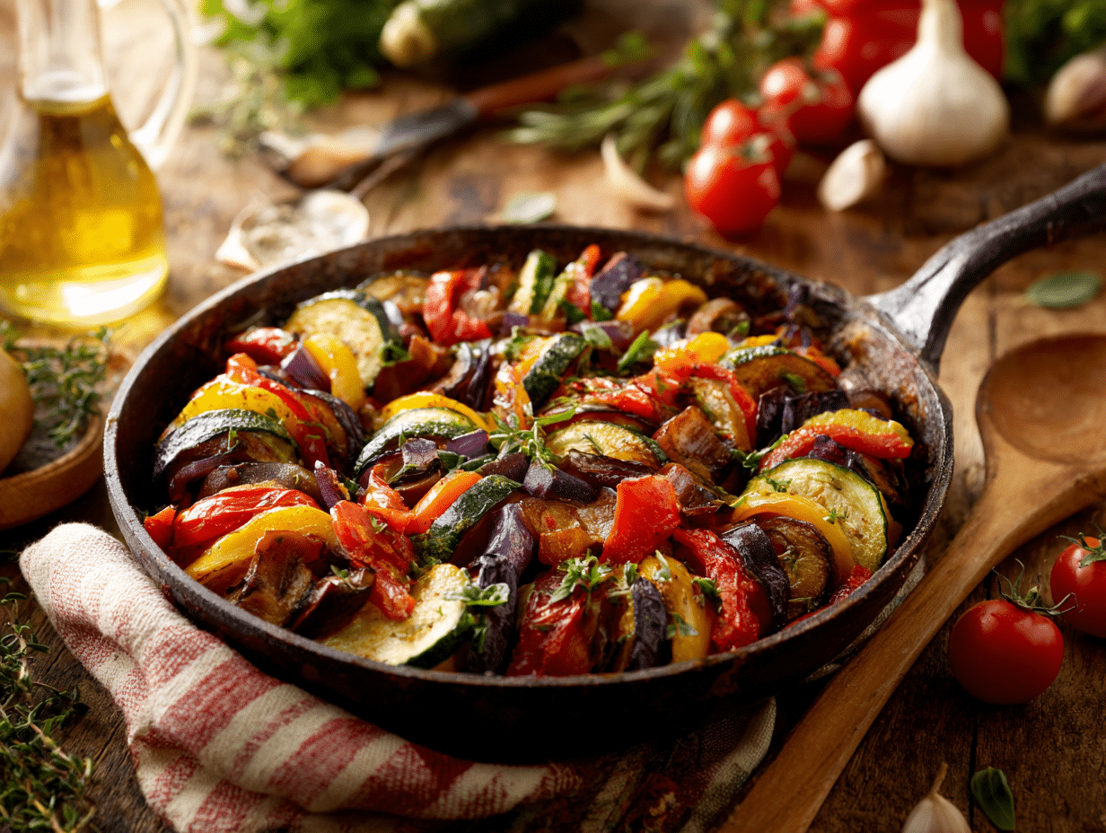 A Rustic Provençal Symphony Of Summer Vegetables