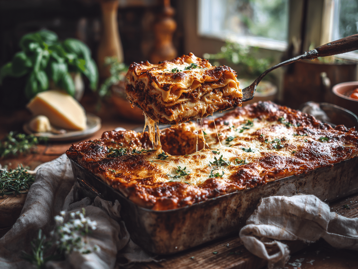 Classic Homemade Lasagna That Captures Italian Tradition
