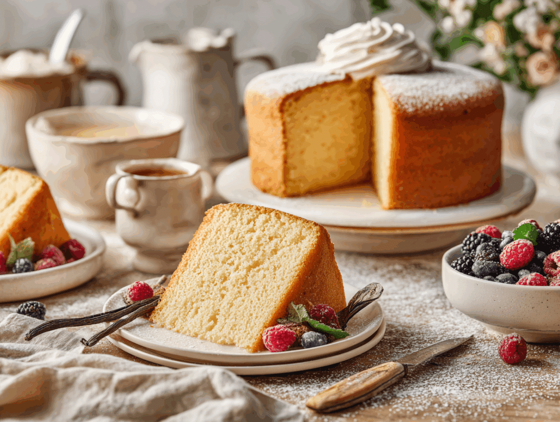 Timeless Vanilla Bean Butter Cake: A French Pastry Delight