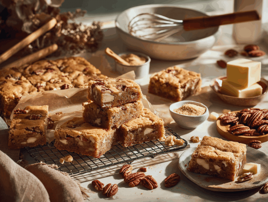 Decadent Brown Butter Pecan Blondies: A Sweet Southern Delight