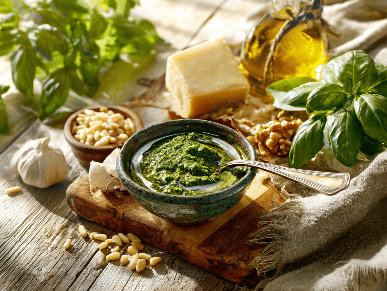 Authentic Genovese Basil Pesto: A Taste Of Italian Tradition