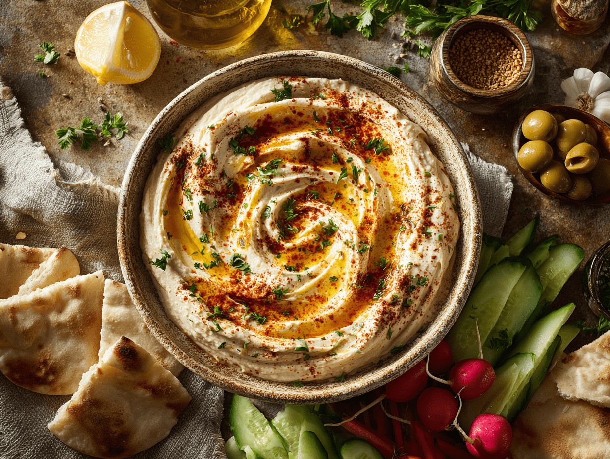 Creamy Hummus: A Taste Of Middle Eastern Culinary Tradition