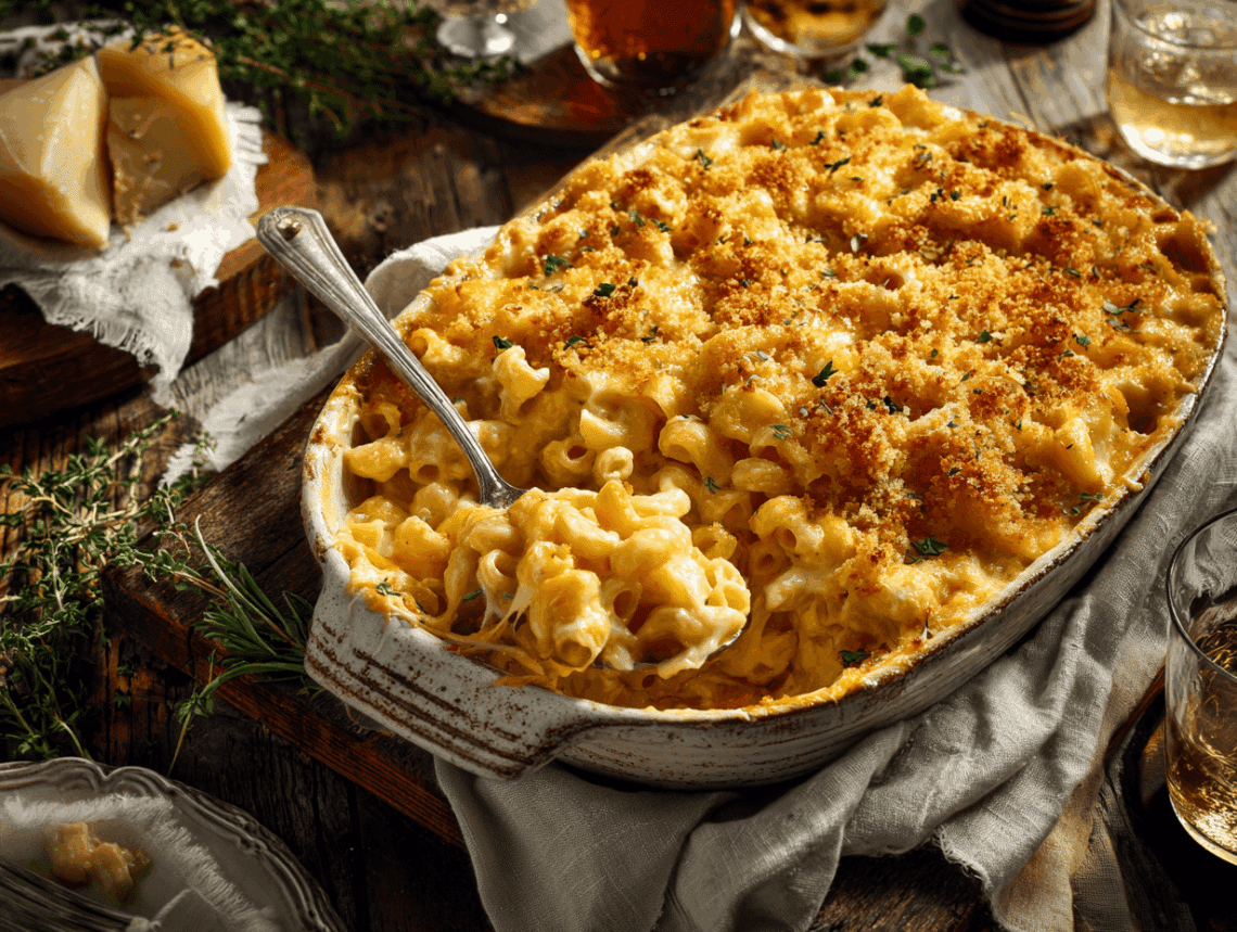 Southern-Inspired Baked Mac & Cheese: Creamy Comfort Classic