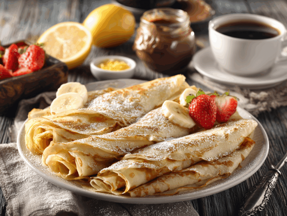 Parisian Crepes: A Delicate Dance Of Flavor And Texture