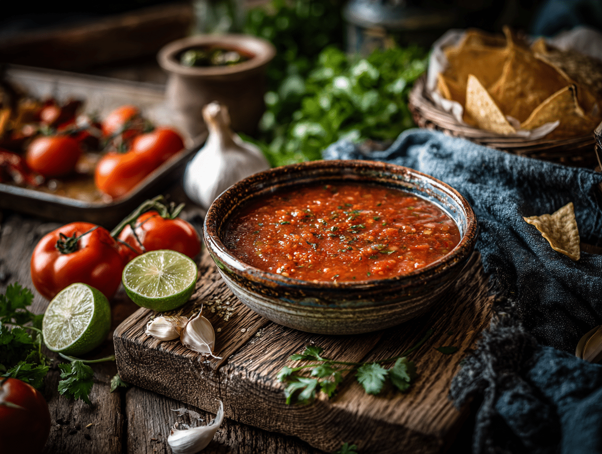 Fire-Roasted Tomato Jalapeño Salsa With Bold Mexican Flavor
