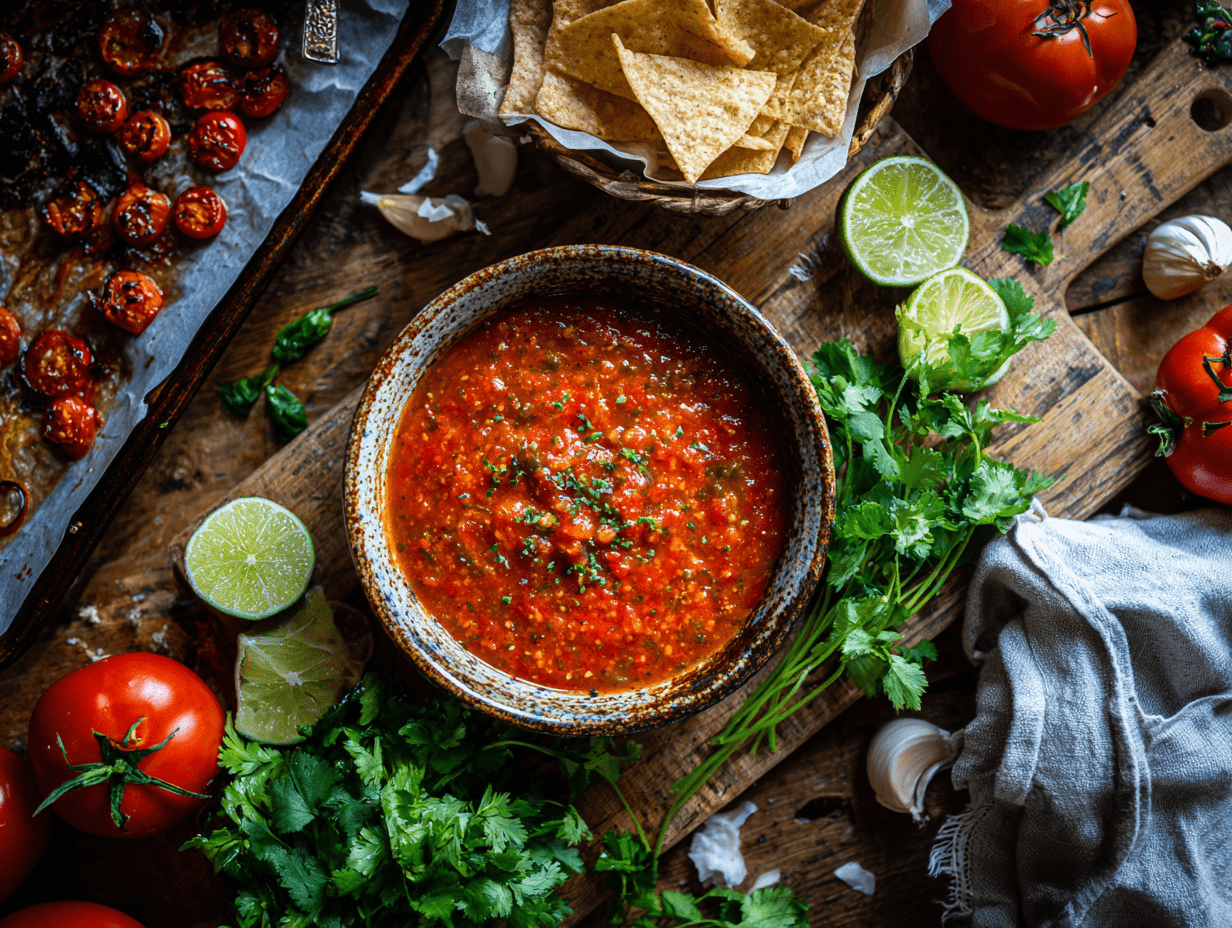 Fire-Roasted Tomato Jalapeño Salsa With Bold Mexican Flavor